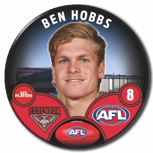 2023 AFL ESSENDON Football Club - HOBBS, Ben $7.00 - PicClick AU