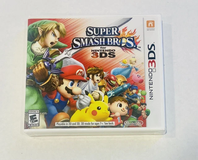 SUPER SMASH BROS Nintendo 3DS PREMIÈRE IMPRESSION FLAMBANT NEUF SCELLÉ ...