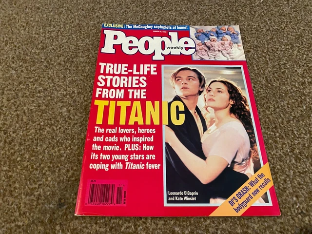PEOPLE MAGAZINE 16/3/1998 Leonardo Dicaprio Kate Winslet Peter Fonda ...