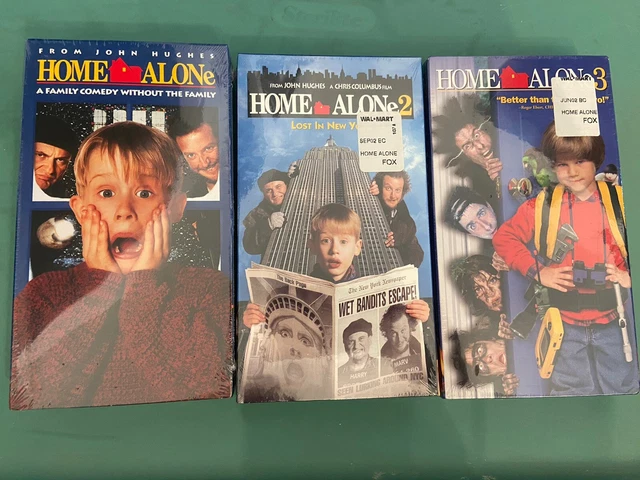 HOME ALONE TRILOGY 1 2 3 - VHS Tapes / (Christmas Movies) Brand New ...