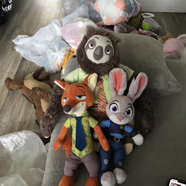 DISNEY STORE ZOOTOPIA Zootropolis Nick Wilde Judy Hopps Talking Plush & Flash £14.98 - PicClick UK