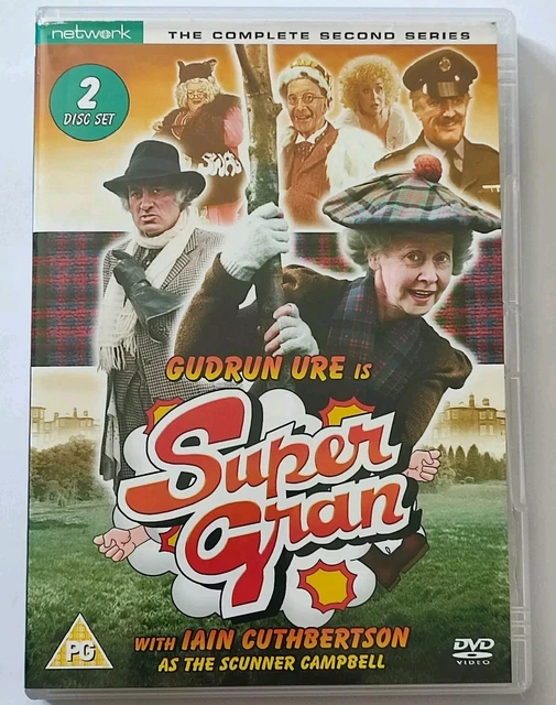 SUPER GRAN SERIES 2 DVD Complete Second Season Two Rare Network 2 Disc ...