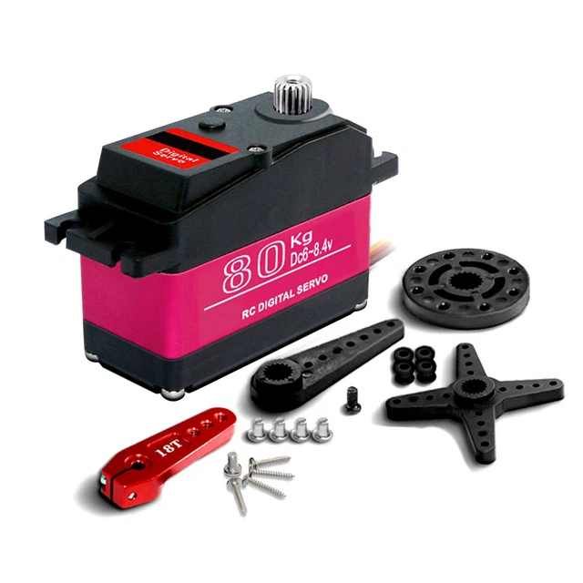 DIGITAL SERVO 80KG Metal Gear 270° High Torque Waterproof Replacements ...
