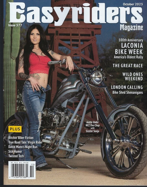 EASYRIDERS MAGAZINE Issue 577 October 2023 100th Anniversary LACONIA ...