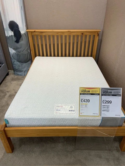 EX DISPLAY DOUBLE Bed Frame and Mattress £1.16 - PicClick UK