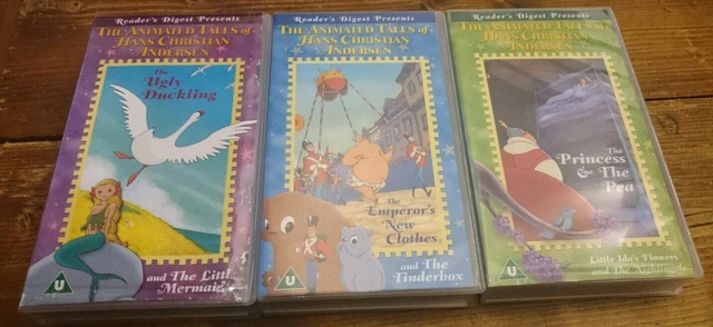 RARE CHILDREN'S VHS The Animated Tales of Hans Christian Anderson 3 ...