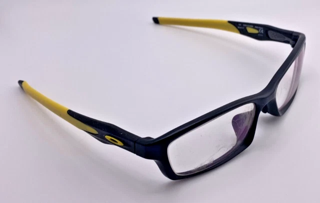 OAKLEY CROSSLINK EYEGLASSES Frames Only Ox8118-0356 Satin Black Yellow ...