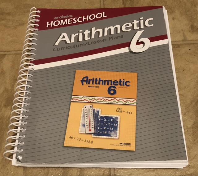 ABEKA 6TO GRADO aritmética escuela en el hogar matemáticas 6 planes de ...