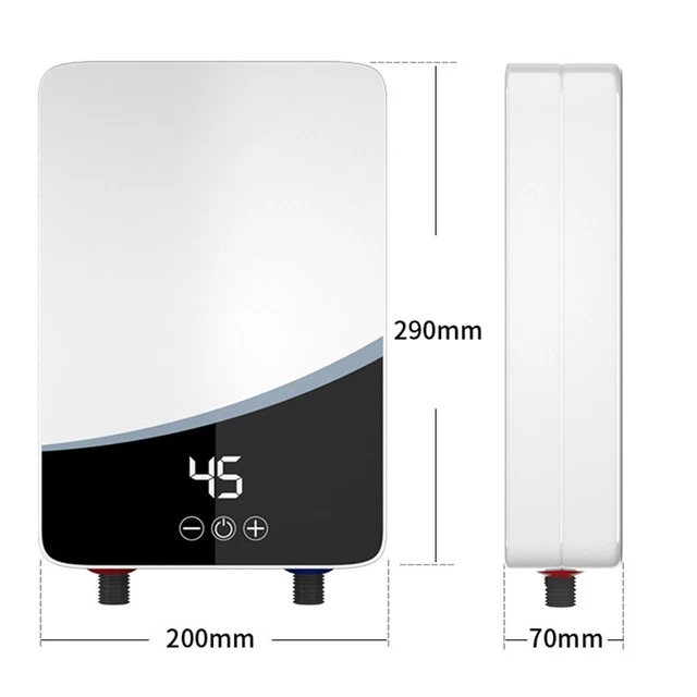 CHAUFFE-EAU LECTRIQUE R GLABLE temp rature sans r servoir pour douche ...