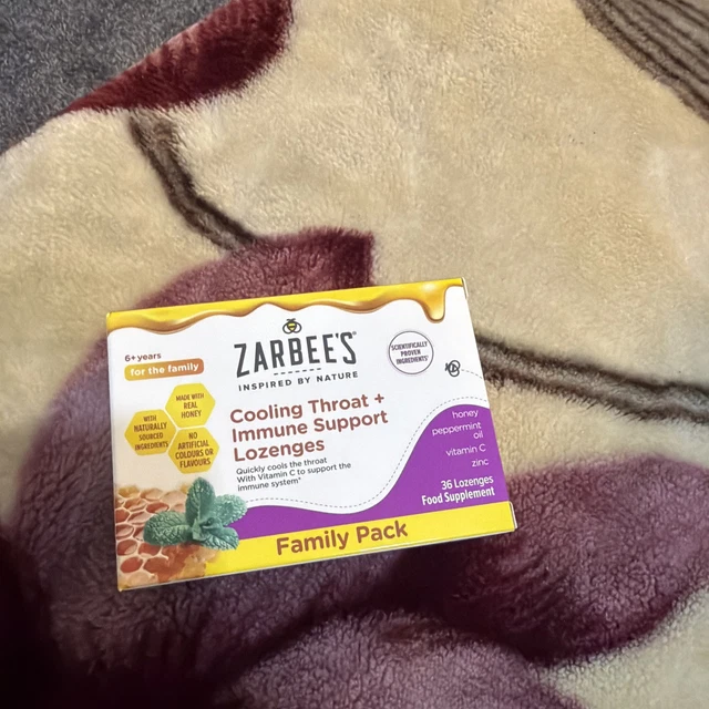 ZARBEES COOLING THROAT + Immune Support Lozenges - 24 Lozenges £8.66 ...