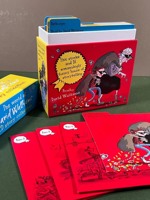 THE WORLD OF David Walliams - CD Story Collection Audio Books - 5 ...