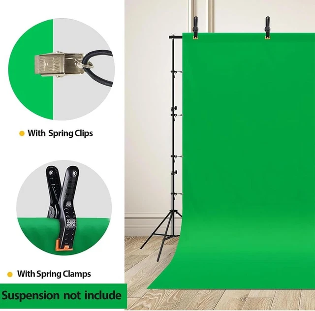 9.8 X 13.1 FT Green Screen Backdrop for Photography, Heavy Duty ...