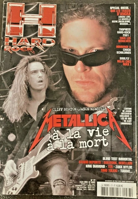 HARD ROCK MAGAZINE n°77, Metallica Cliff Burton / Jason Newsted, Alien ...