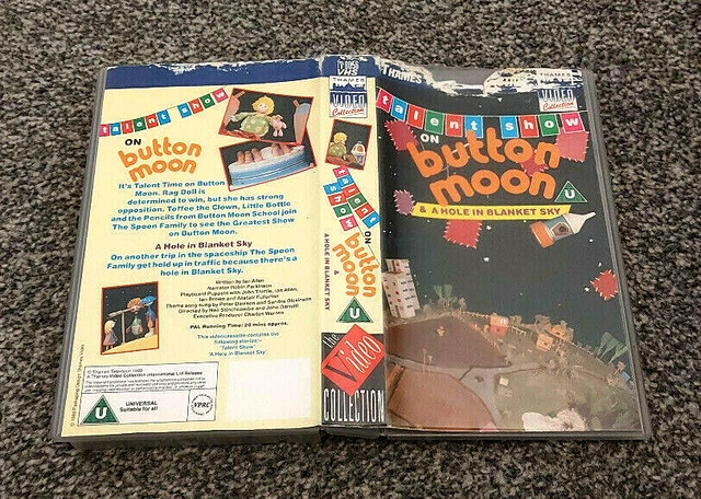 TALENT SHOW ON Button Moon Thames Video Collection Pal Vhs Video Kids ...