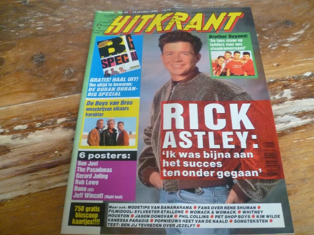 HITKRANT 1988: RICK Astley/Vanessa Paradis/Duran Duran/Bananarama ...