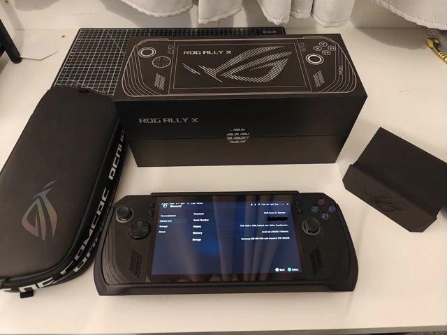 ASUS ROG ALLY x Black Handheld Gaming Console AMD Ryzen Z1 Extreme £695 ...