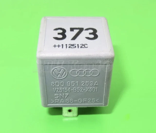 AUDI VW GREY-373 4-Pin Multi-Use Relay 8D0951253A V23134-B52-X301 ...