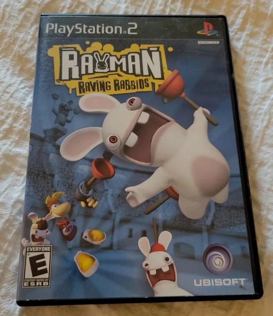 RAYMAN RAVING RABBIDS (Sony PlayStation 2, 2006) PS2 Complete w/ Manual ...