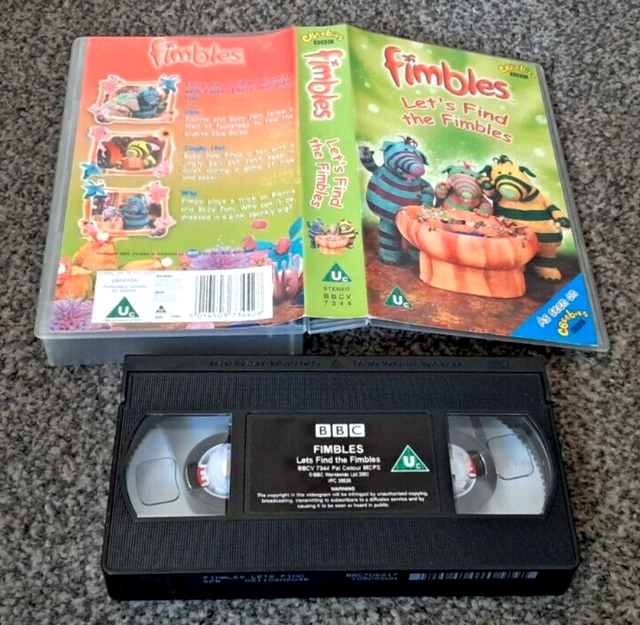 FIMBLES LET'S FIND The Fimbles Bbc Video Cbeebies Pal Vhs Video Kids ...
