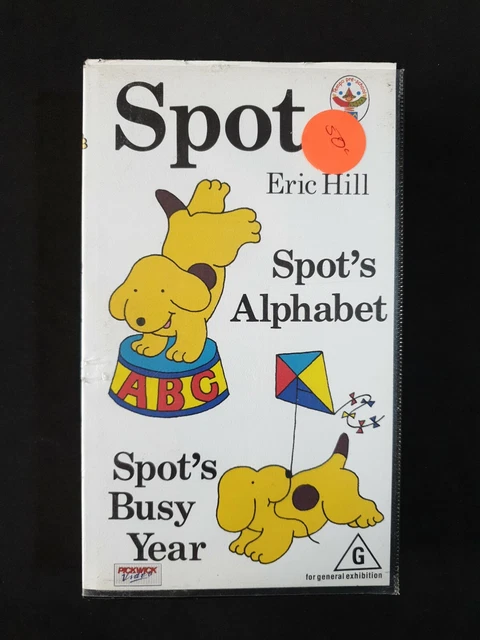 SPOT: SPOT'S ALPHABET - Children's Animation VHS Cassette Tape Rated G ...