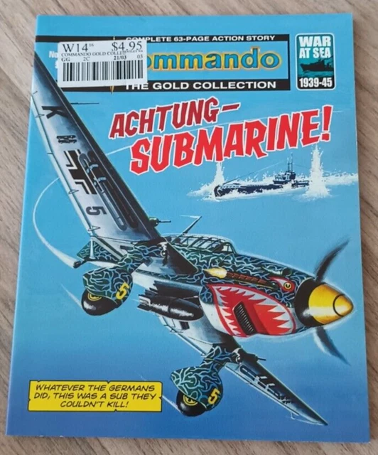 ACHTUNG SUBMARINE! COMMANDO Comic Book Graphic Novel, Mint Condition EUR 6,38 - PicClick FR