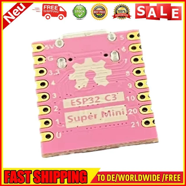 Esp32 C3 Dev Board 3 3 6 V Alimentatore Esp32 Supermini Low Power Rosa Eur 19 15 Picclick It