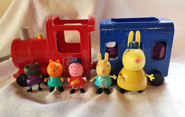 PEPPA PIG ON Miss Rabbit’s Train Plus Figures £10.07 - PicClick UK