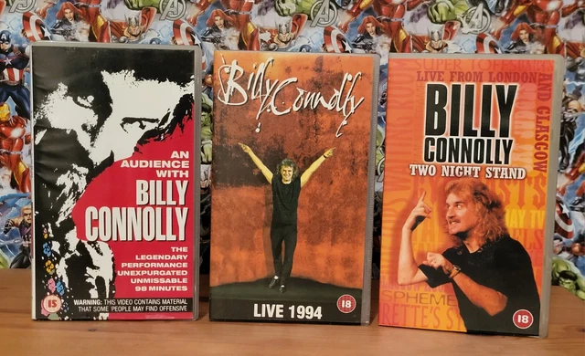 BILLY CONNOLLY : Original VHS Video Bundle £14.99 - PicClick UK
