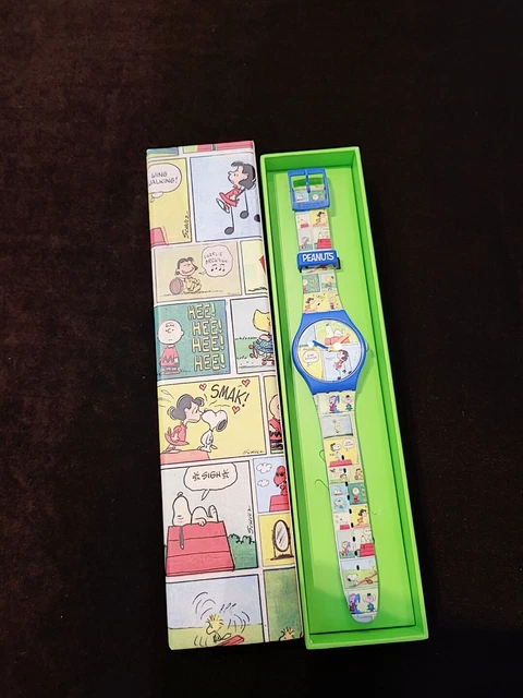 SWATCH X PEANUTS SMAK! SO29Z108 Snoopy NEW IN BOX $200.00 - PicClick CA