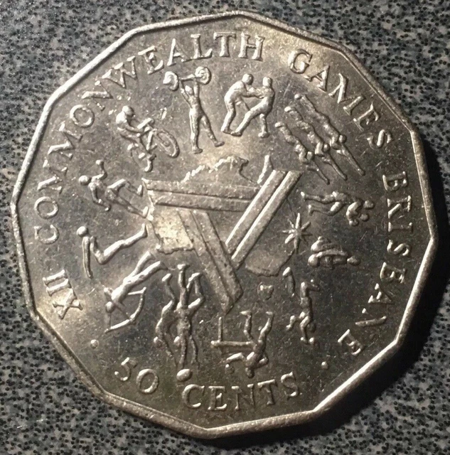 💥1982 50 CENT Twenty Australian Coin - Commonwealth Games - Special⚡ ...