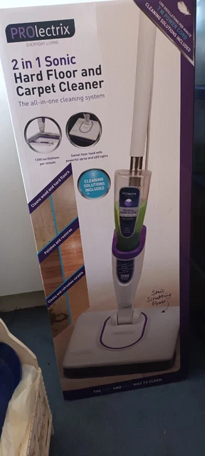 PROLECTRIX 2 IN 1 Sonic Hard Floor And Carpet Cleaner £47.52 - PicClick UK