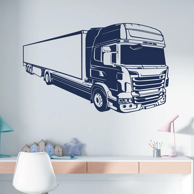 LORRY TRUCK SCANIA Volvo HGV - Wall Art Sticker £19.99 - PicClick UK