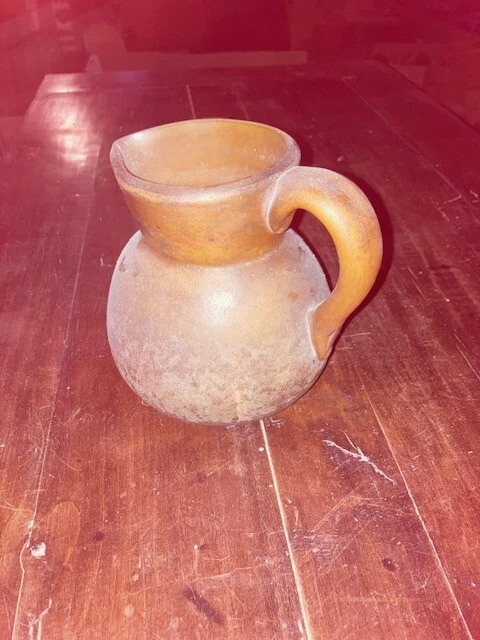 PICHET EN PATE de verre début 20è ,signé De Feure, parfait état EUR 41 ...