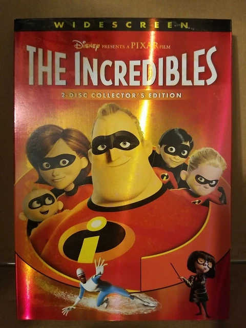 (2) DISNEY PIXAR The Incredibles DVD Lot: Incredibles 1 & 2 (Blu-Ray ...