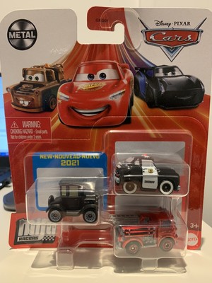 DISNEY PIXAR CARS Mini Racer Lizzie Red Sheriff - Official Authentic ...