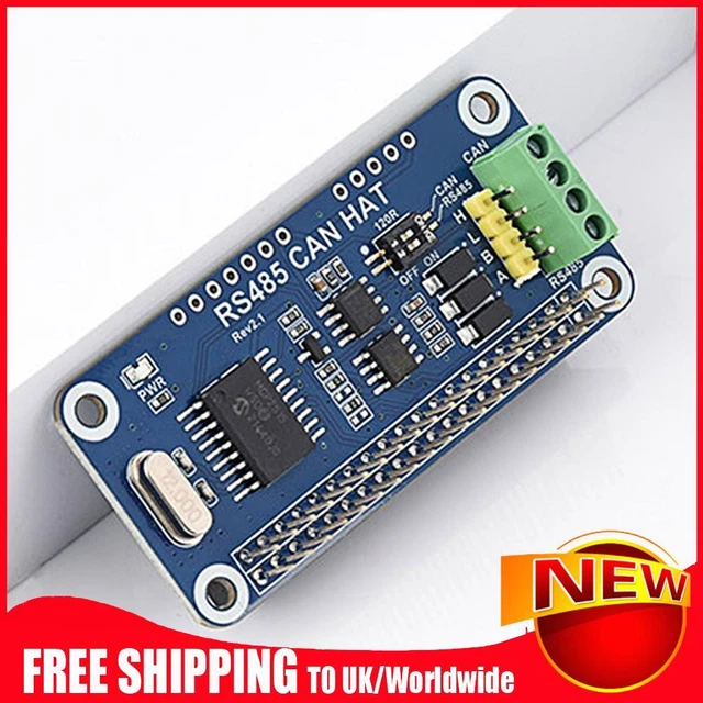 RS485 SPI CAN Bus Module Onboard MCP2515 Transceiver for Raspberry Pi £ ...
