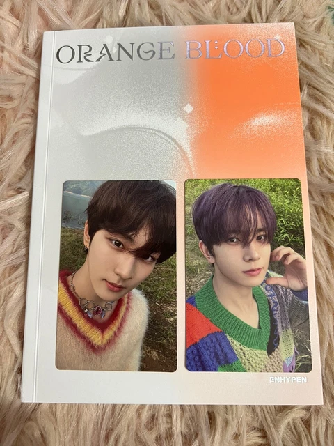 OFFICIAL ENHYPEN ORANGE Blood Engene Album Jungwon Version & Heeseung ...