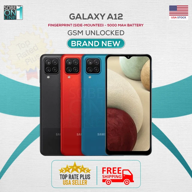 SAMSUNG GALAXY A12 128GB (6GB) SM-A125F/DS (FACTORY UNLOCKED) 6.5" 48MP ...