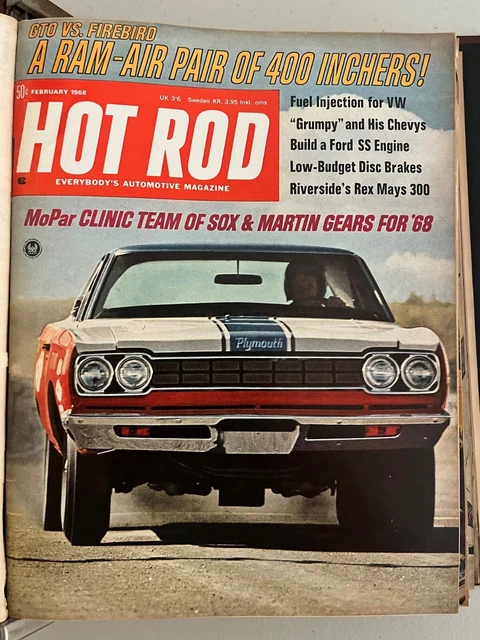 GEORGE BARRIS PERSONAL magazine collection-Hot Rod Magazine, 1968, in ...