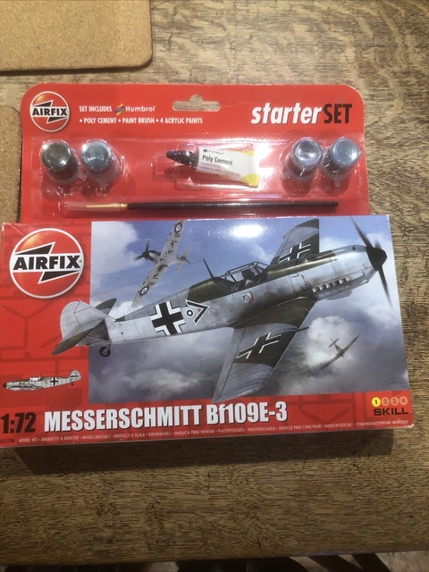 AIRFIX MESSERSCHMITT BF109F-4. 1-72 Scale Plastic model Aeroplane Starter Set. £12.94 - PicClick UK