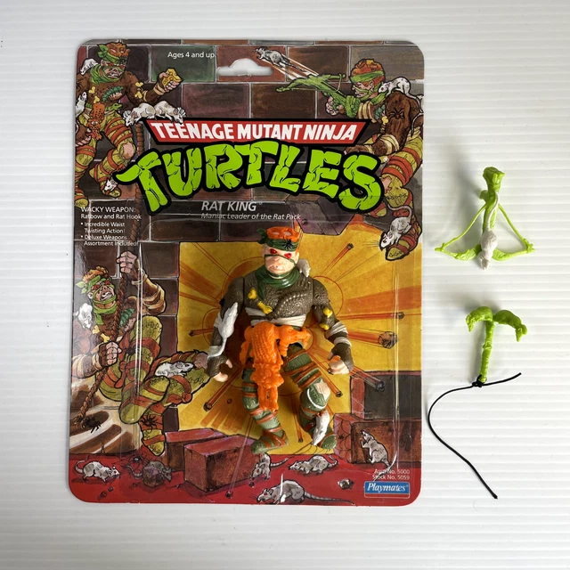RAT KING ACTION Figure 1989 Teenage Mutant Ninja Turtles TMNT Playmates ...