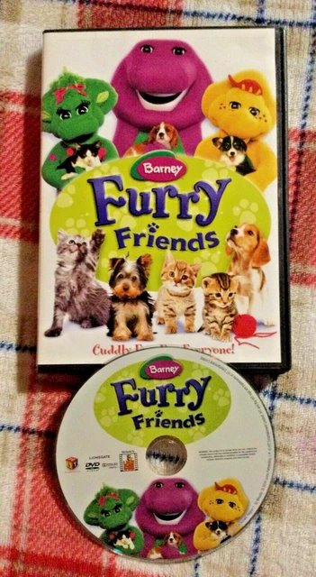 BARNEY: FURRY FRIENDS DVD + BARNEY & BABY BOP Singing I LOVE YOU Plush ...