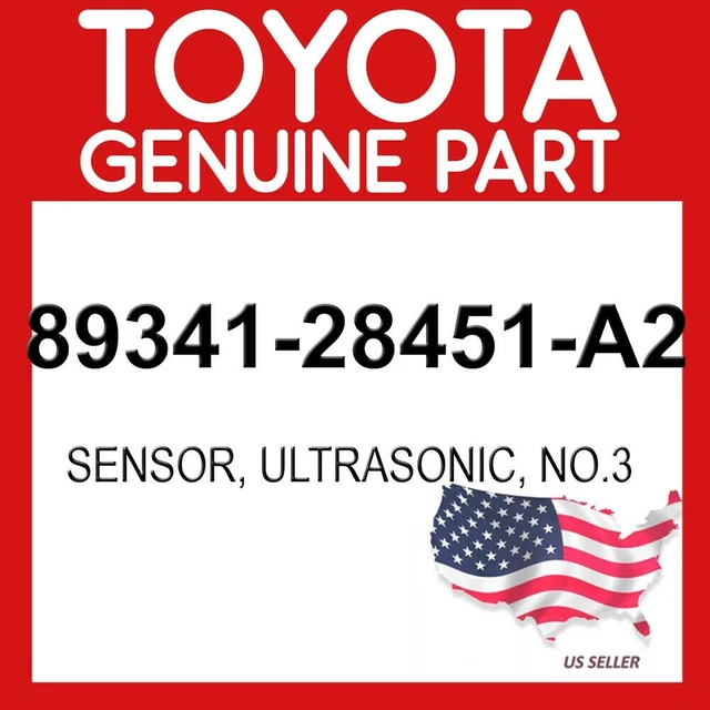TOYOTA GENUINE 89341-28451-A2 Sensor Ultrasonic No.3 OEM EUR 150,28 ...