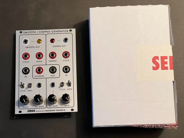 RANDOM SOURCE SERGE SSG Smooth & Stepped Generator Eurorack module silver £290.00 - PicClick UK