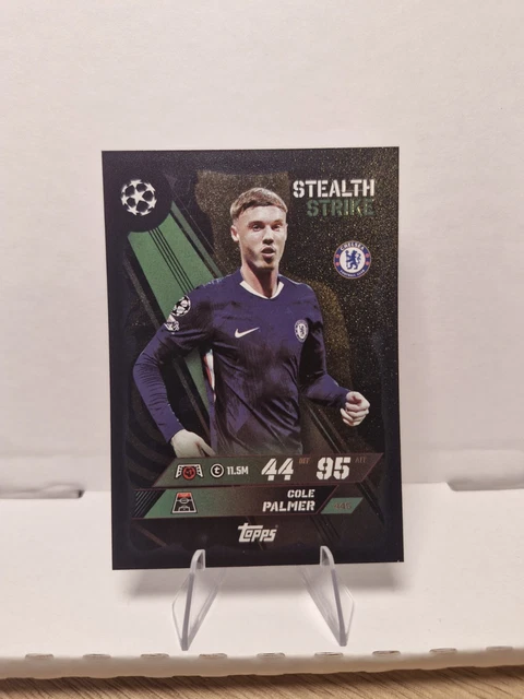 COLE PALMER STEALTH Strike Topps Match Attax 2025/2026 Chelsea 25/26 ...