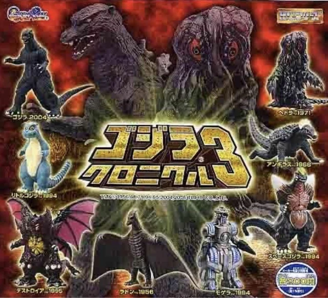 HG GODZILLA CHRONICLE 3 All 8 Types Complete Hedorah Destoroyah $253.25 ...