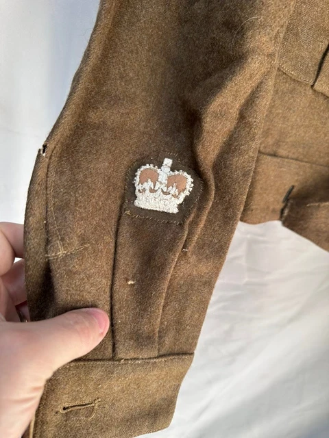 ORIGINAL BRITISH ARMY Serge Battledress Jacket - REME - Size 7 - 36 ...