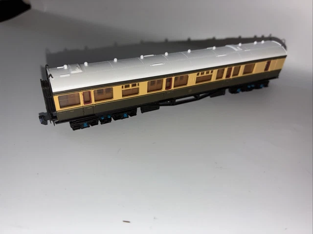 DAPOL N GAUGE 2P-000-253 Collett Coach Choc & Cream Brake Composite ...