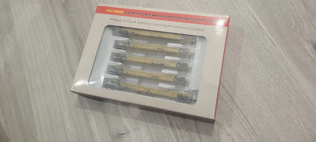 WALTHERS N scale 5-unit articulated double-stack car EUR 180,00 ...