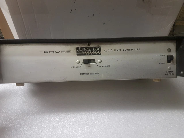 70'S SHURE M62 LEVEL LOC as used by Tchad Blake and Butch Vig. $1,185. ...